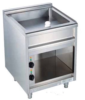 Griddleplatte TH65, mit Wanne | Gastroline24